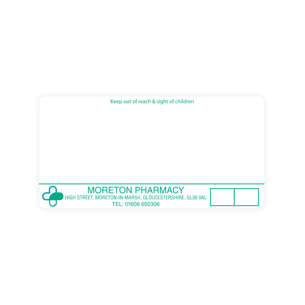 Moreton Pharmacy Dispensing Labels | EMT Healthcare