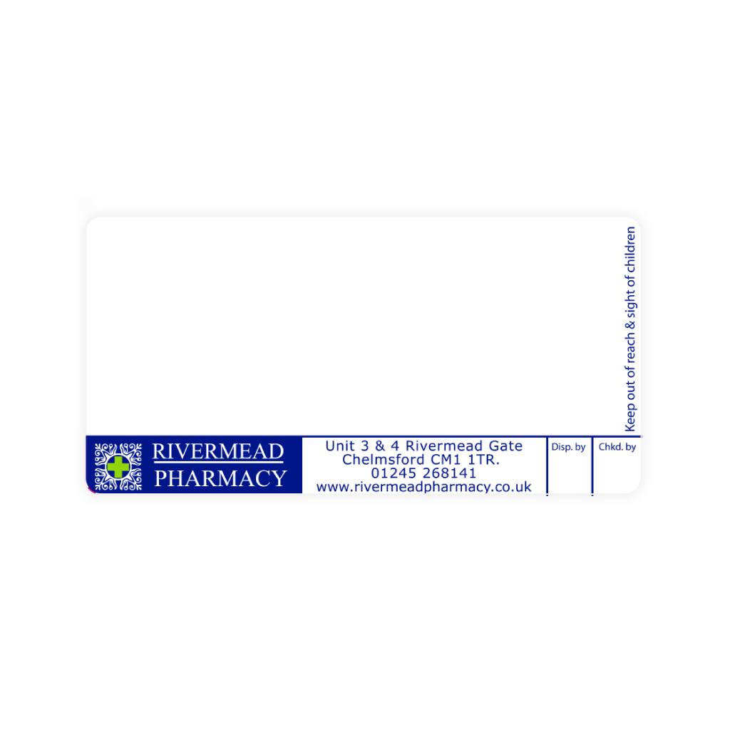 Rivermead Dispensing Labels | EMT Healthcare