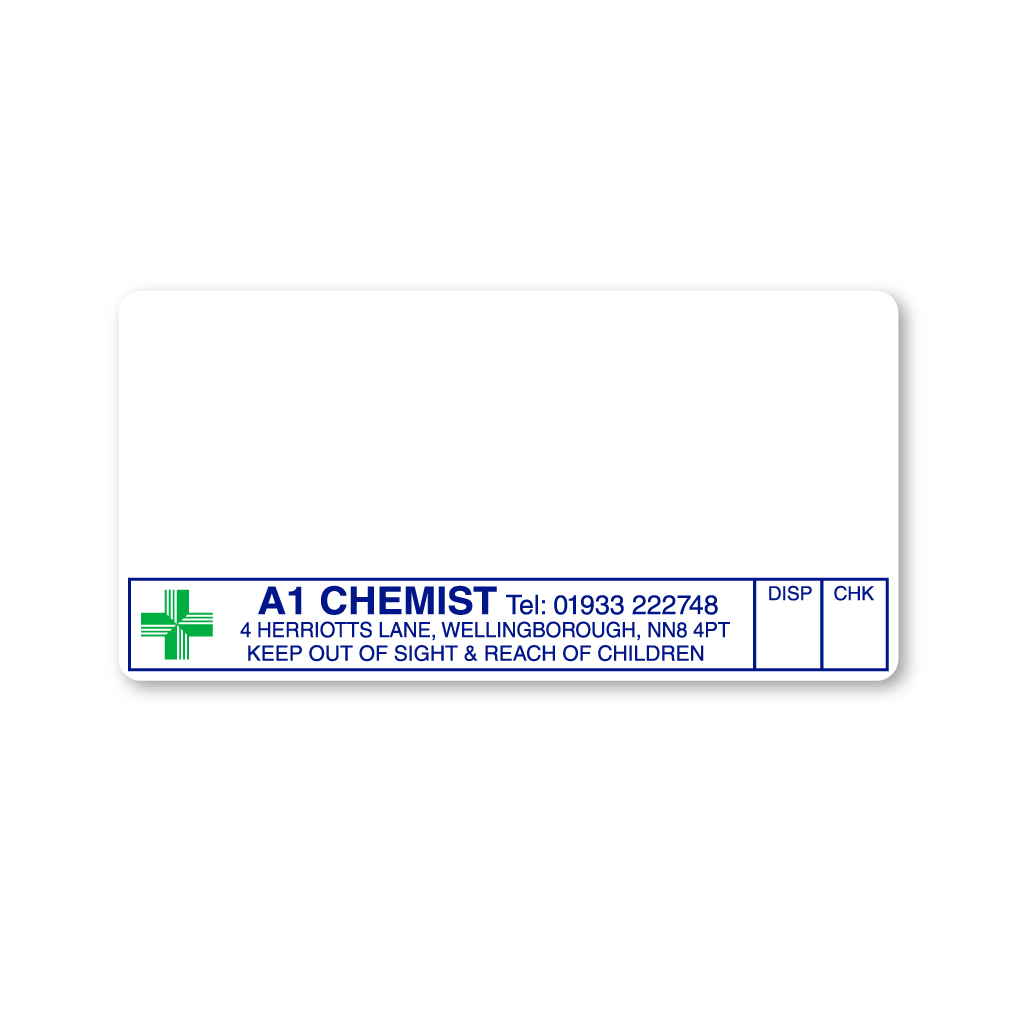 A1 Chemist Labels | EMT Healthcare