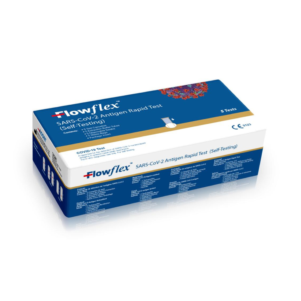 FlowFlex Lateral Flow Test Pack 5 | EMT Healthcare
